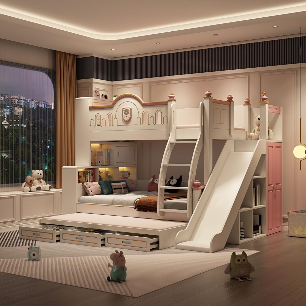 Luxury bunk beds for your bedroom made of wood Order new items on our website with delivery jvfurniture