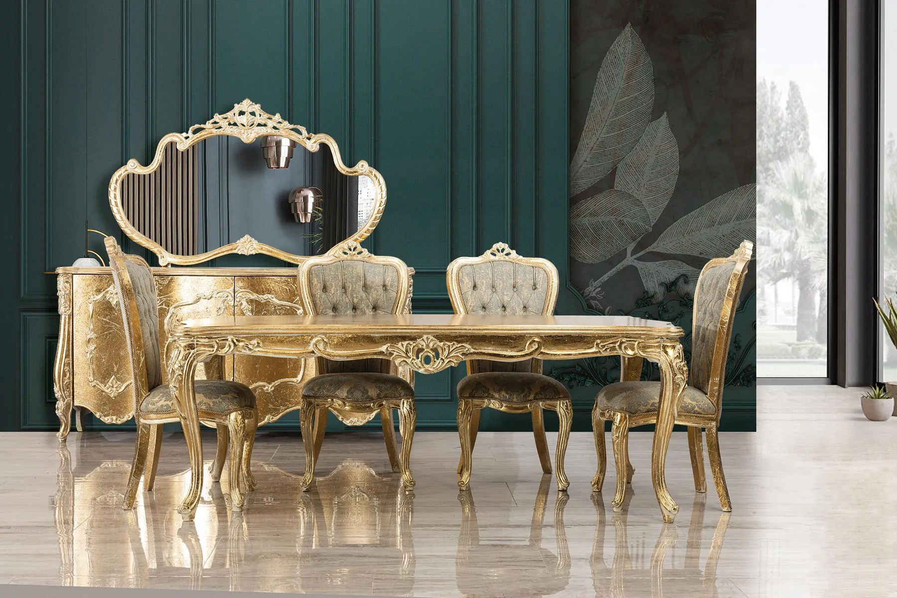 Baroque dining table store