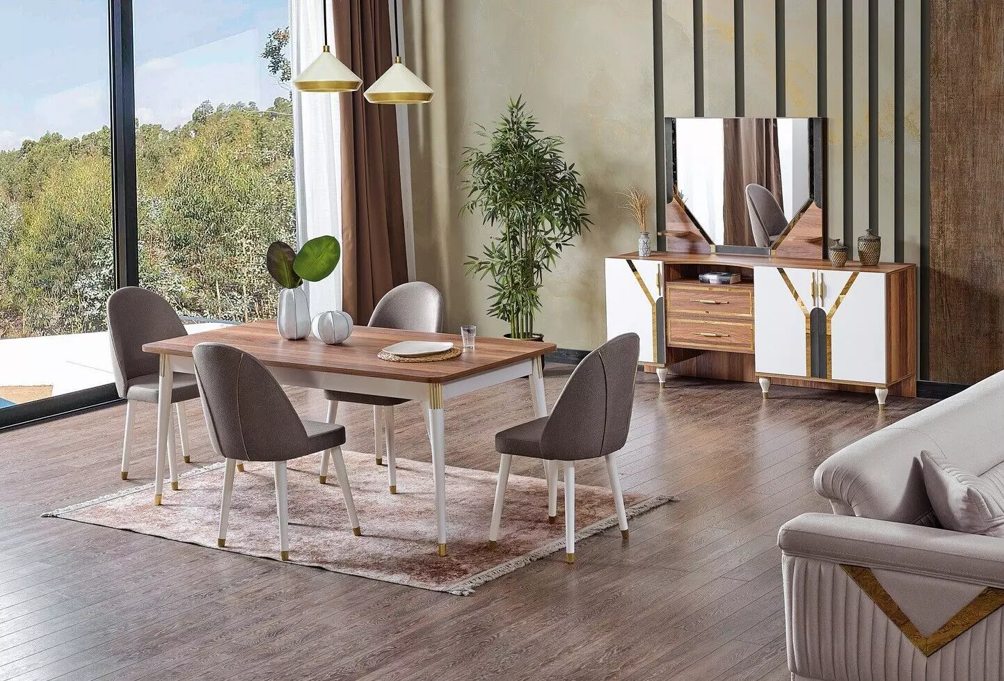 Dining table and sideboard sets store